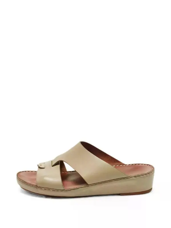 Loro Piana Buckle Slide Sandals