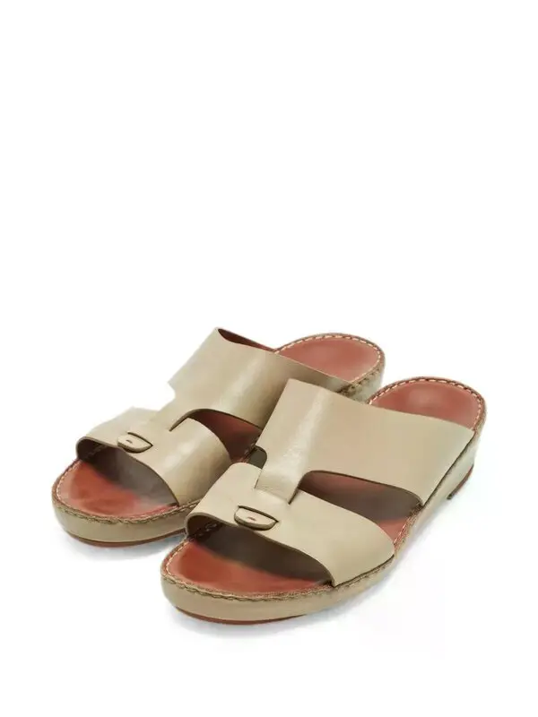 Loro Piana Buckle Slide Sandals