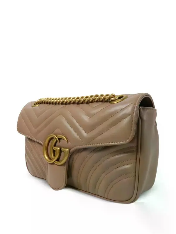 Gucci Marmont Chain-strap Shoulder Bag - Neutrals