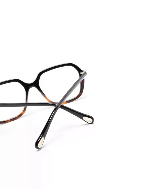 Chloé Tortoiseshell Square-frame Glasses