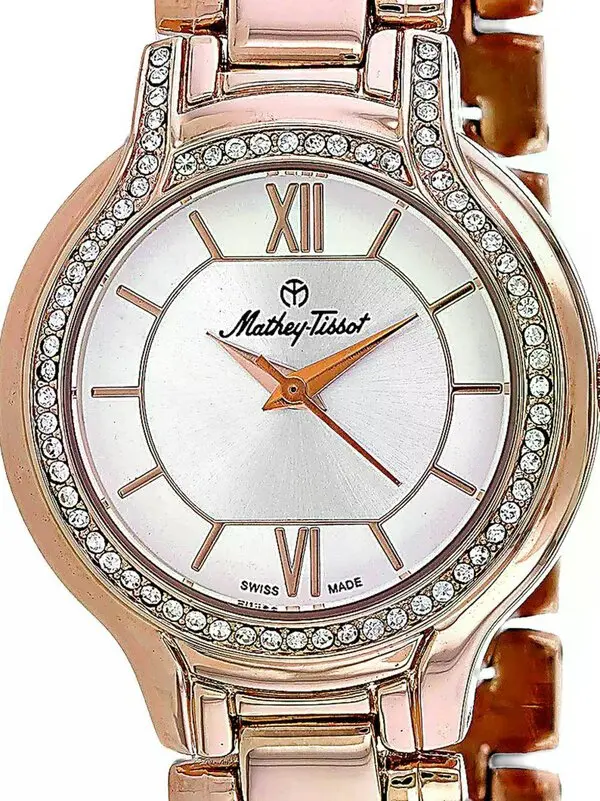 MATHEY TISSOT Fleury Iii Crystal-embellished Watch - Silver