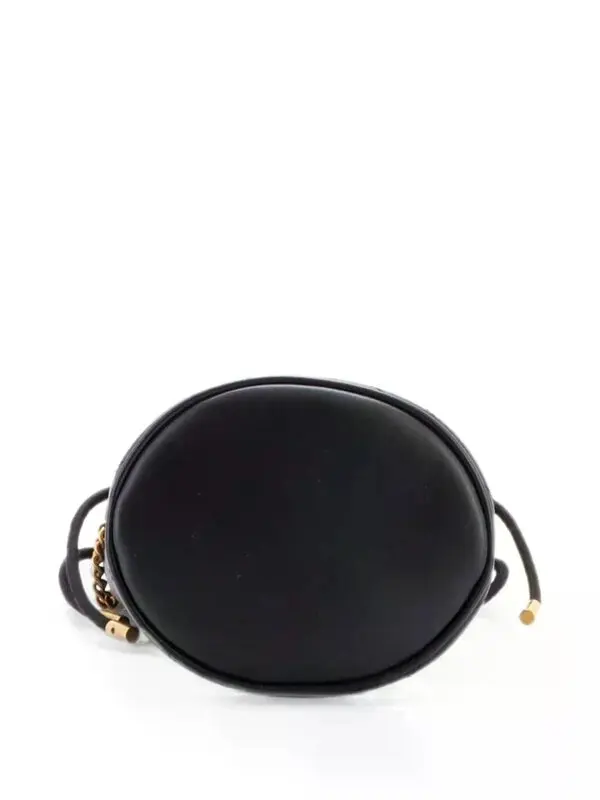 Gucci Gg Marmont Matelassé Leather Mini Bucket Bag - Black