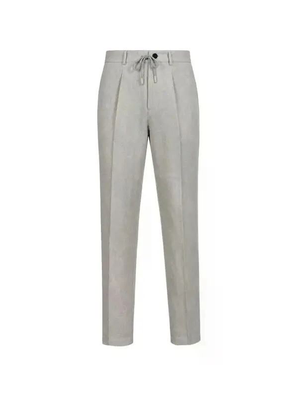 FRADI Pleated Drawstring Trousers