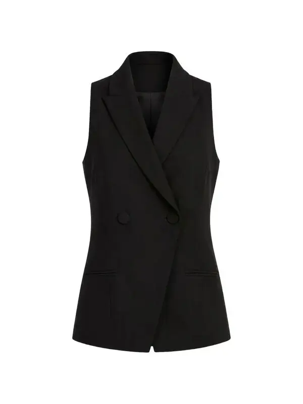 THE SEI Double-breasted Halterneck Vest