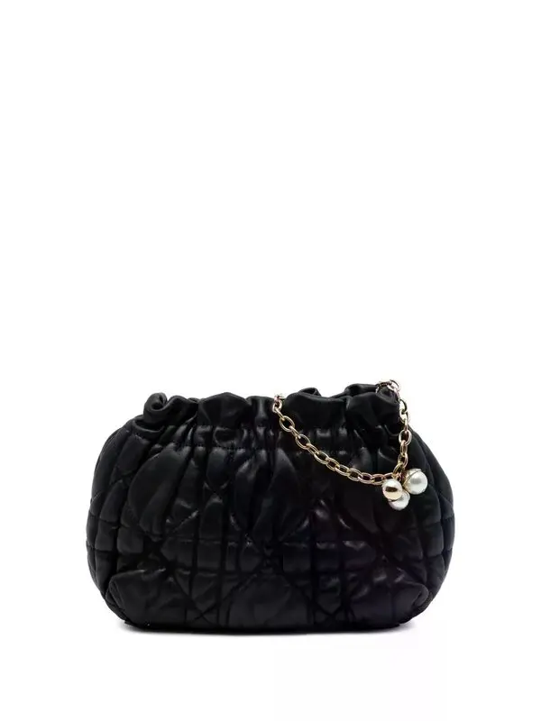 Dior Mini Lambskin Cannage Gaufre Delices Shoulder Bag