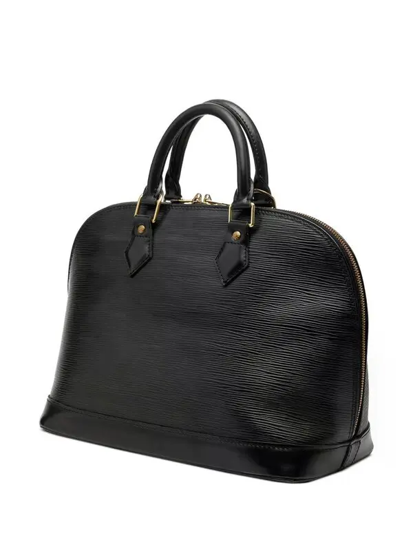 LOUIS VUITTON Epi Alma Pm Handbag - Black