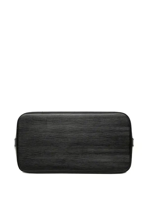 LOUIS VUITTON Epi Alma Pm Handbag - Black