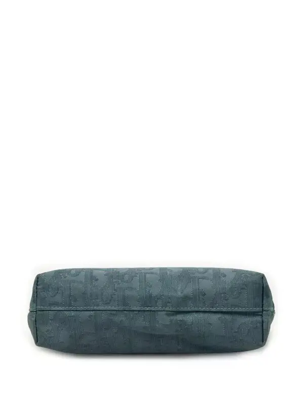 Dior Diorissimo Trotter Canvas Pouch - Blue