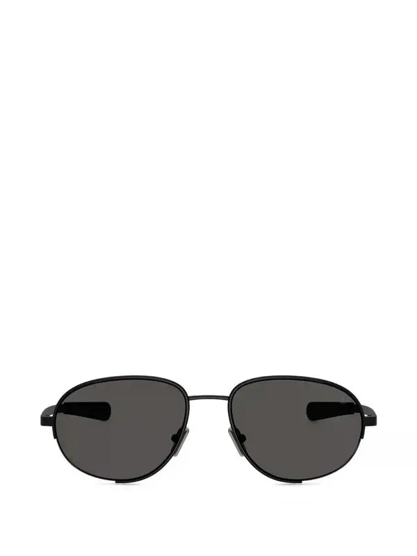 Moncler Matte Round-frame Sunglasses - Black