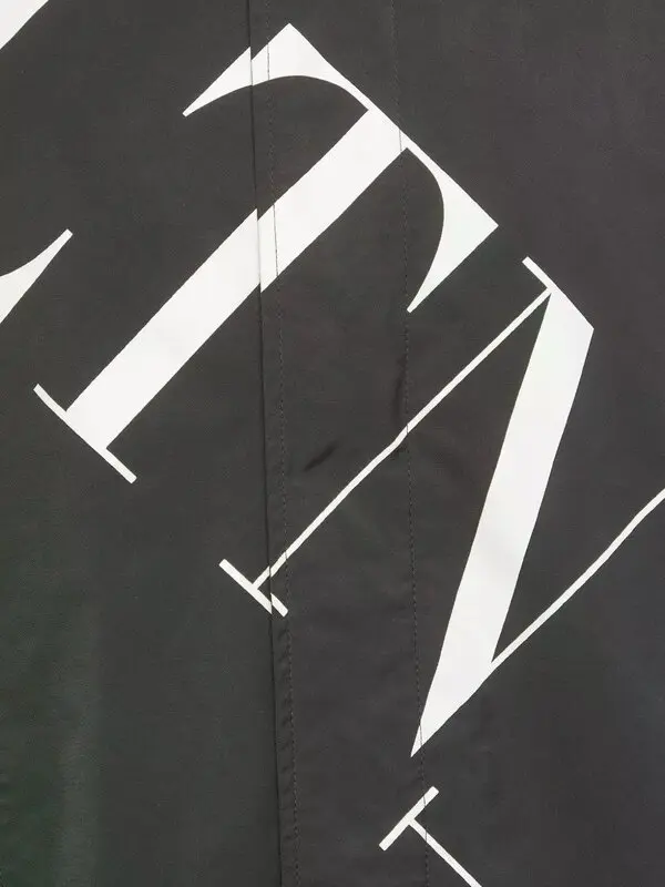 Valentino Garavani Vltn Logo Print Coat