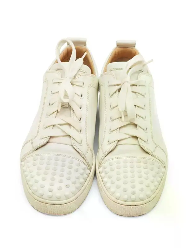 CHRISTIAN LOUBOUTIN Spiked Toe Lace-up Sneakers