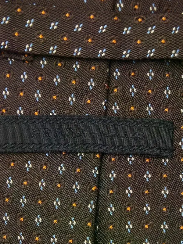 Prada Jacquard-weave Silk Tie