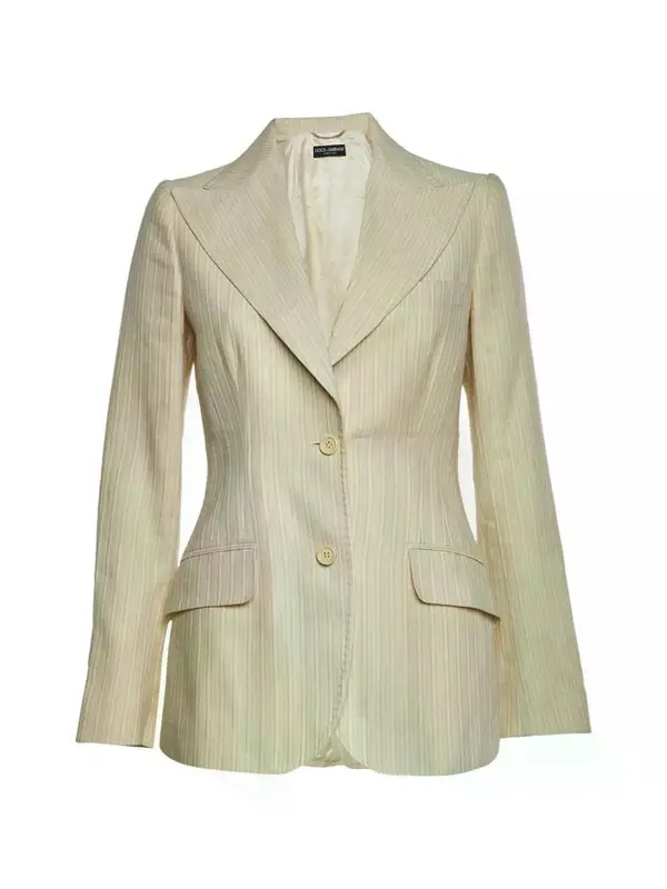 Dolce & Gabbana Striped Single-breasted Blazer