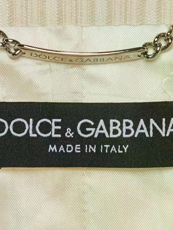 Dolce & Gabbana Striped Single-breasted Blazer