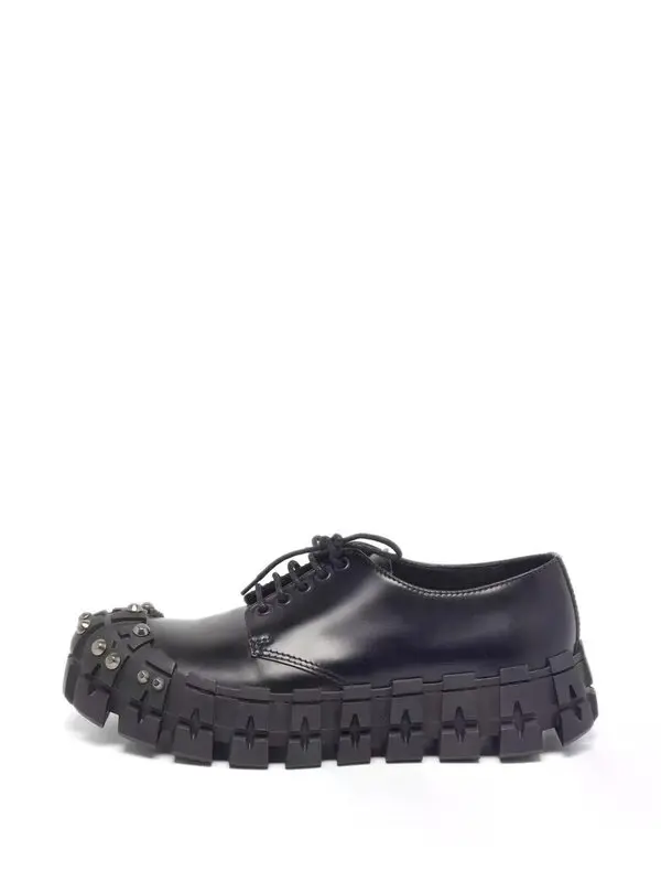 Prada Studded Wheel-lug Sneakers