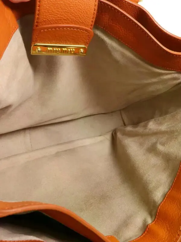 Miu Miu Buckled Leather Shoulder Bag