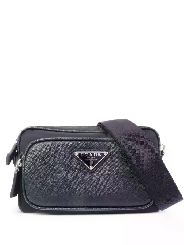 Prada Re-nylon Logo-plaque Shoulder Bag
