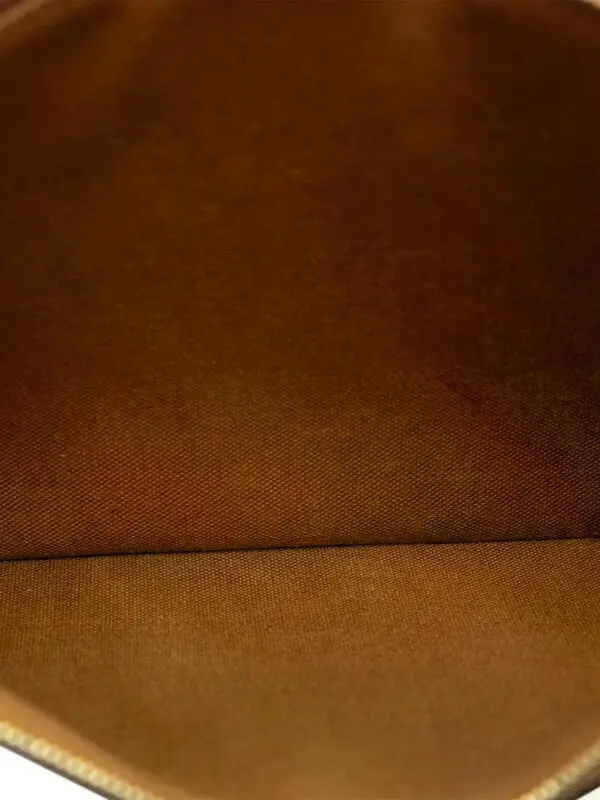 Celine Triomphe Coated Canvas Clutch Bag