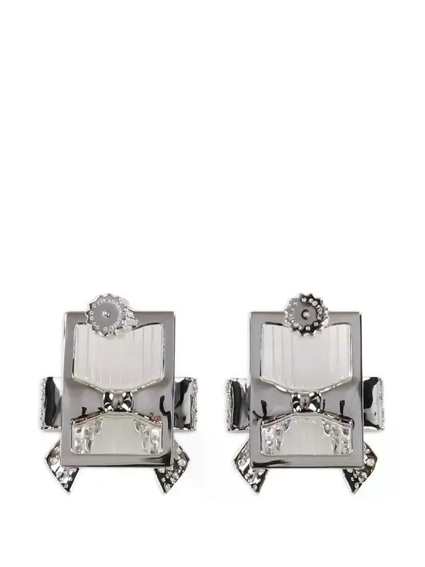 YVMIN Crystal Bow Earrings