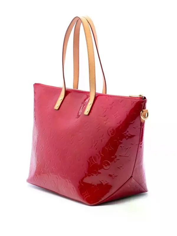 LOUIS VUITTON Monogram Vernis Bellevue Gm Tote Bag - Red