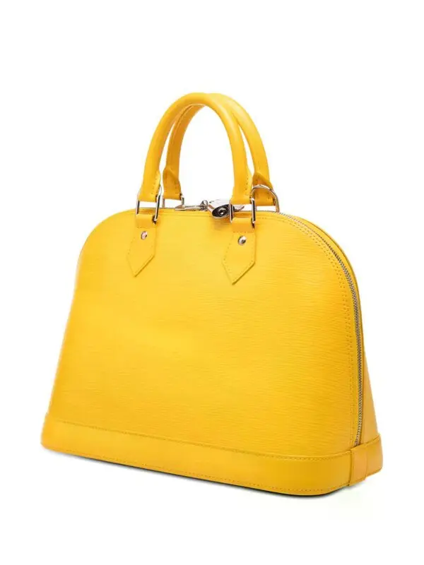 LOUIS VUITTON Epi Alma Pm Handbag - Yellow