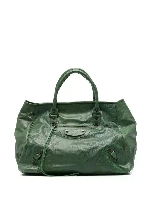 Balenciaga Classic City Tote Bag - Green