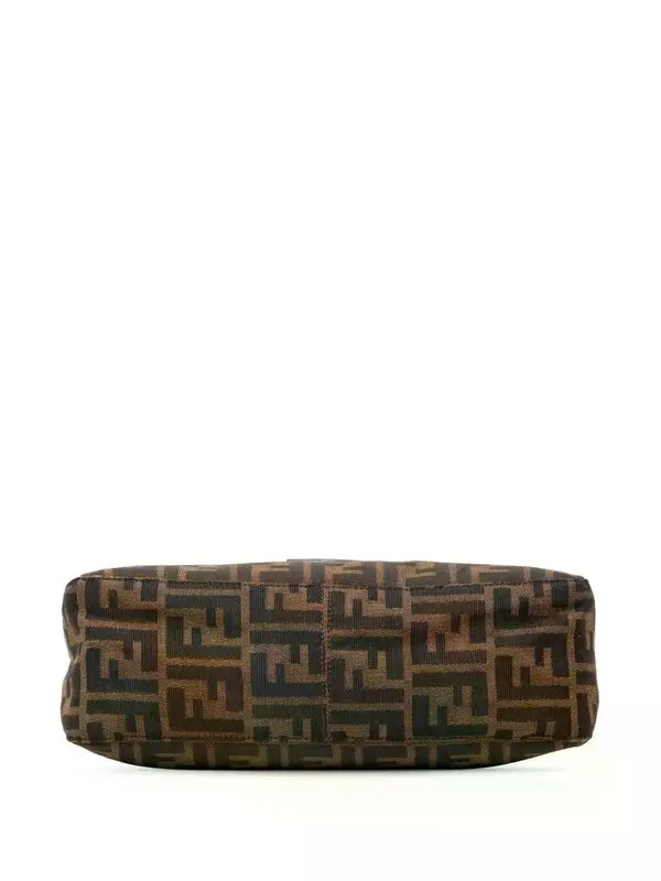 Fendi Zucca Canvas Shoulder Bag - Brown
