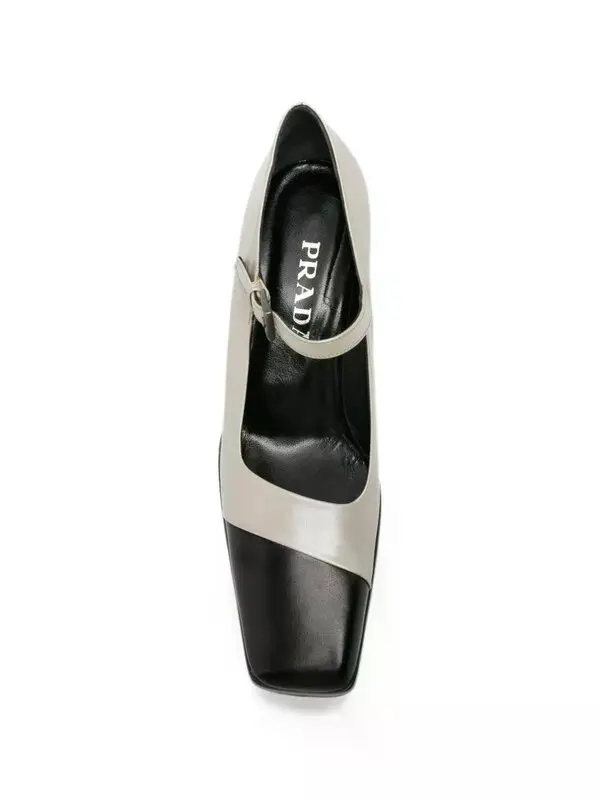 Prada Mary Jane Block Heel Pumps