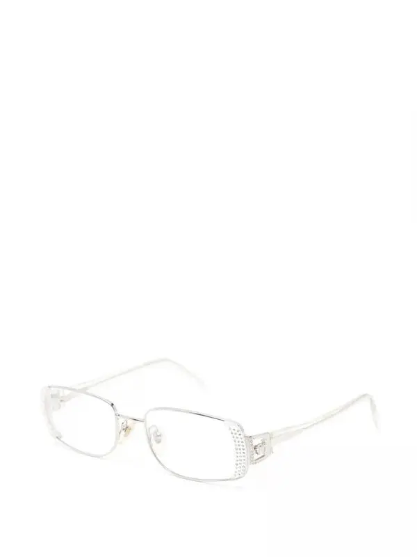 Versace 2000s Crystal-embellished Eyeglasses