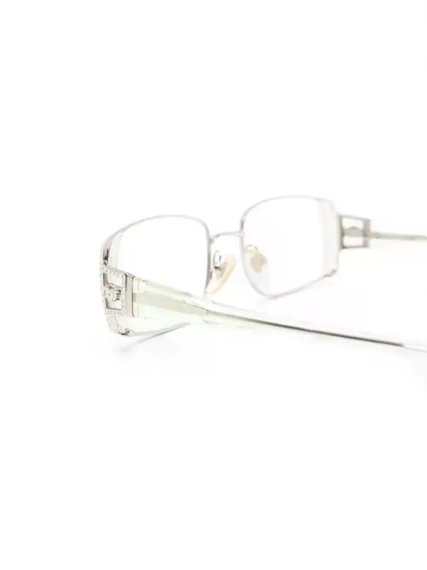 Versace 2000s Crystal-embellished Eyeglasses
