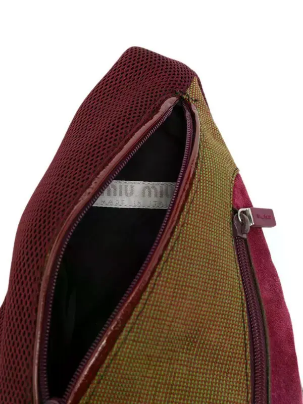 Miu Miu 2000s Mesh-panelled Crossbody Bag
