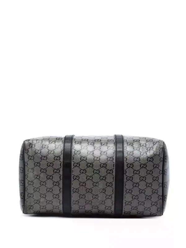 Gucci Medium Gg Crystal Joy Boston Bag - Grey