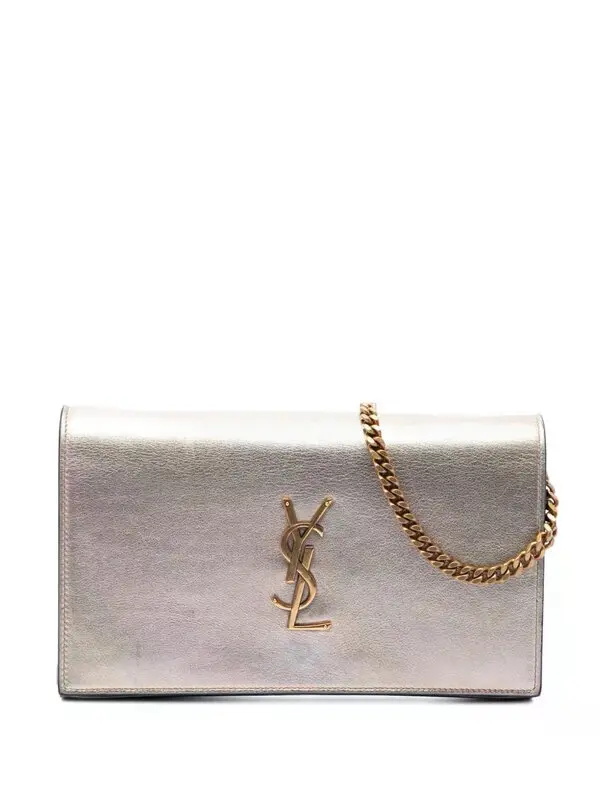 Saint Laurent Medium Monogram Kate Crossbody Bag - Pink