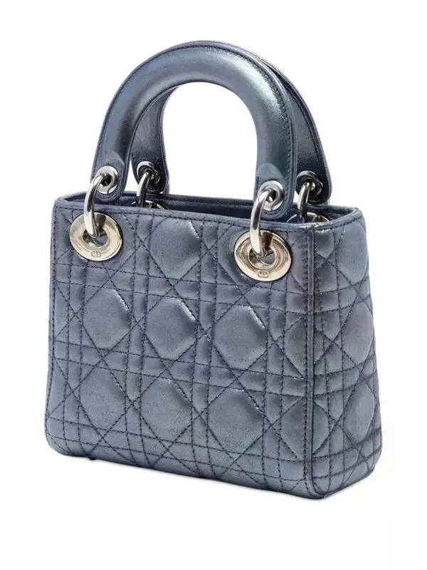 Dior Mini Lady Satchel - Blue