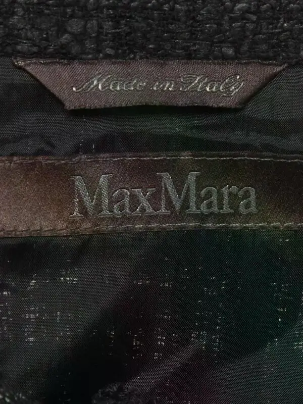 Max Mara Fringed Tweed Jacket