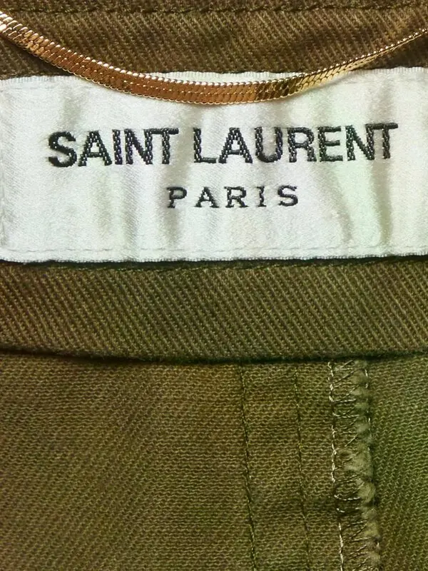 Saint Laurent Button-up Mini Skirt