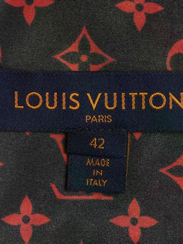 LOUIS VUITTON Monogram Print Windbreaker Jacket