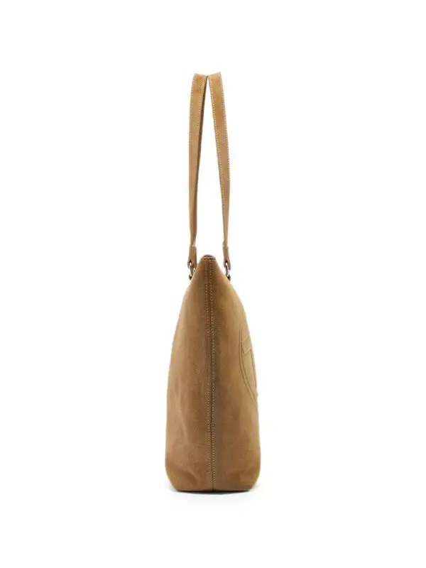 DIESEL® 1dr Dome Suede Tote With Oval D Logo