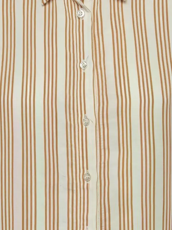 Sandro Striped Satin Shirt