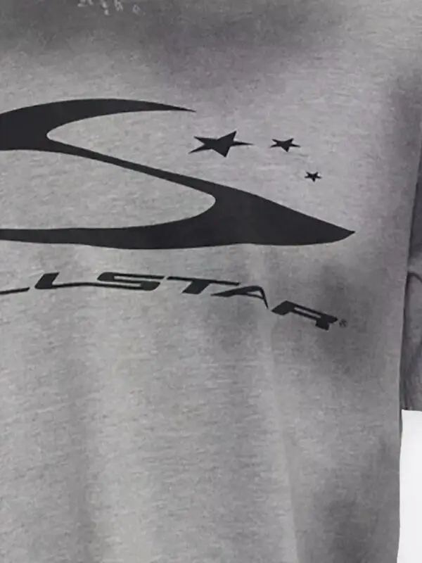 HELLSTAR Logo-print T-shirt - Grey