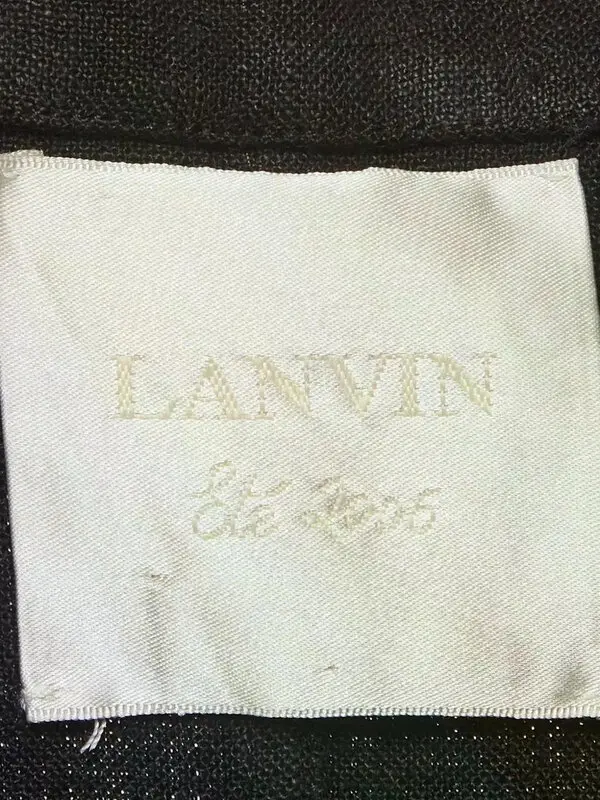 LANVIN Linen Single-breasted Blazer