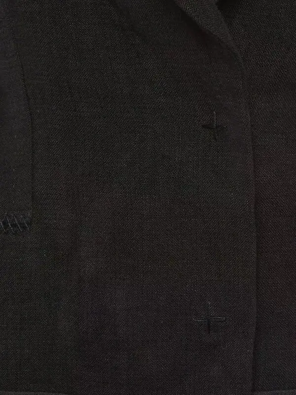 LANVIN Linen Single-breasted Blazer