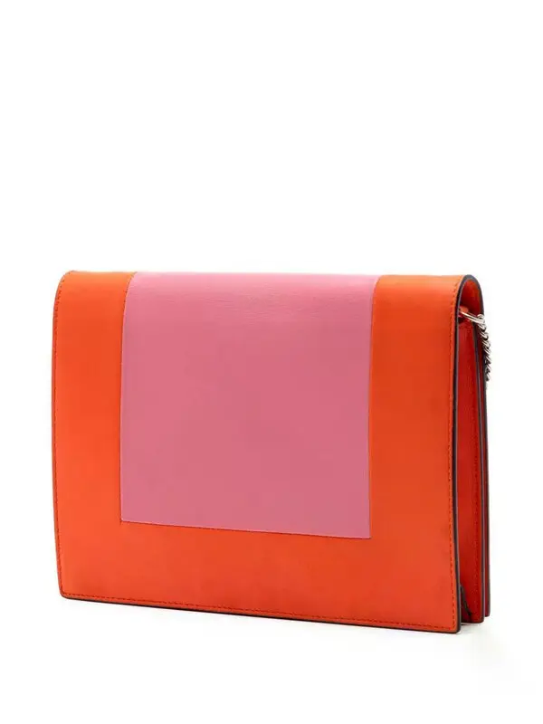 Celine Leather Frame Wallet On Chain Crossbody Bag