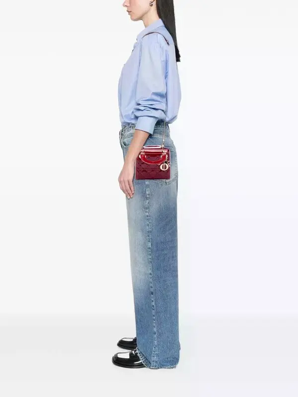 Dior Mini Lady Satchel - Red