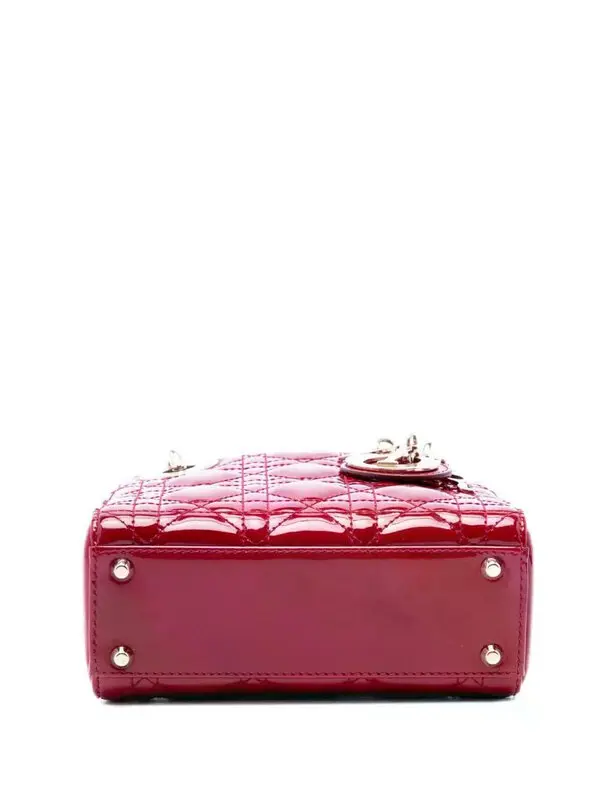Dior Mini Lady Satchel - Red