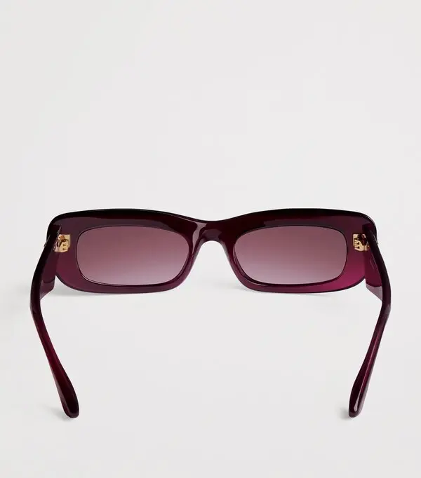 Balenciaga Diva Rectangle Sunglasses