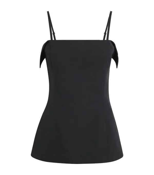 FFORME Cotton-silk Sola Bustier Top