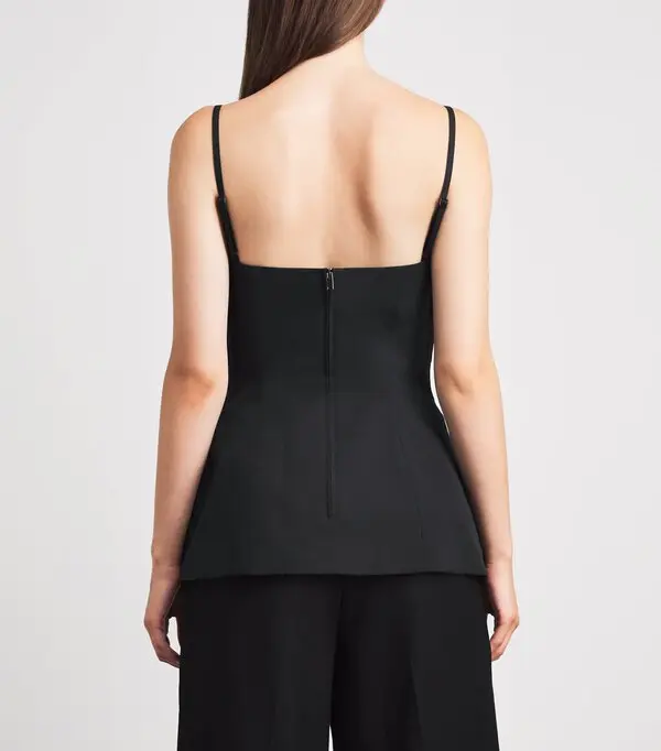 FFORME Cotton-silk Sola Bustier Top