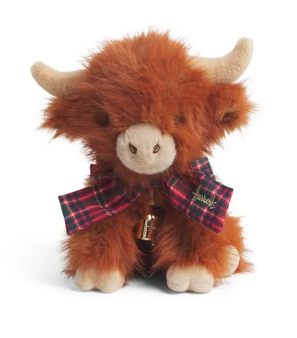 Harrods Highlands Christmas Cow - Silver