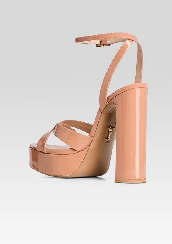 Retrofete Melodia Platform Sandal - Nude